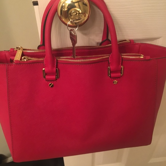 Michael Kors | Bags | Red Michael Kors Purse | Poshmark